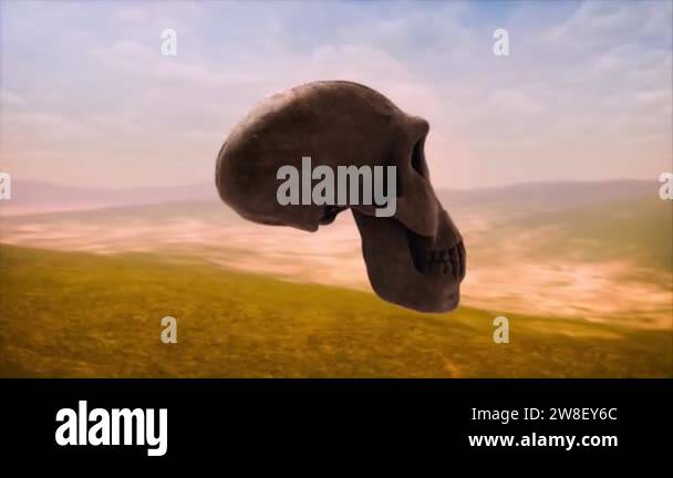 Neanderthal and human skull Stock Videos & Footage - HD and 4K Video ...