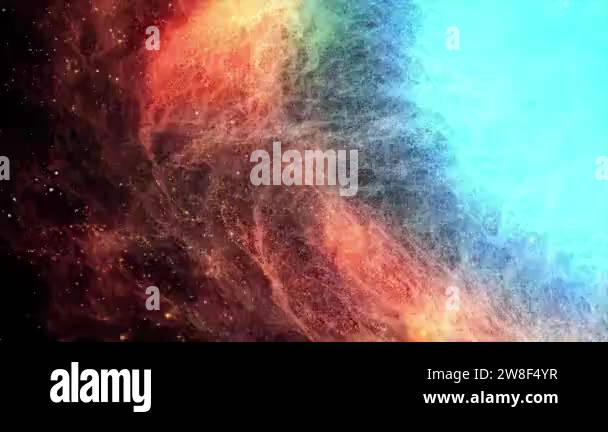 Nebula and galaxies in space. Starry sky with cosmic dust. Space star in the sky. Star clusters ...