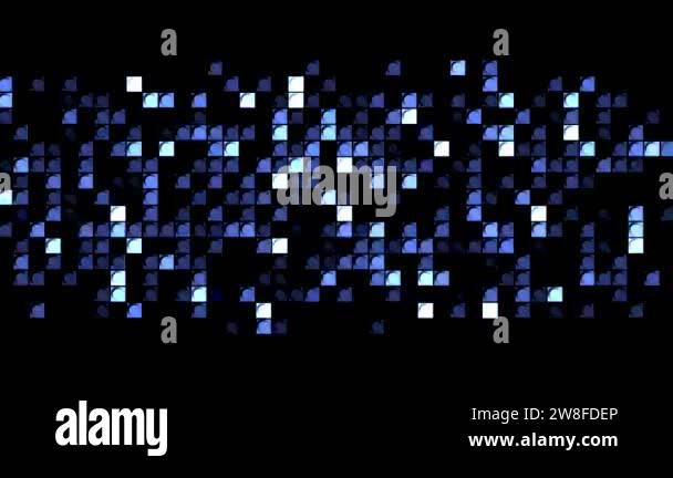 Abstract pixelated visualization of the world map. Motion. World map ...