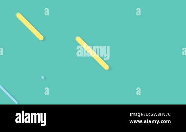 4K. seamless looping of abstract 2D pattern dynamic animation graphic ...
