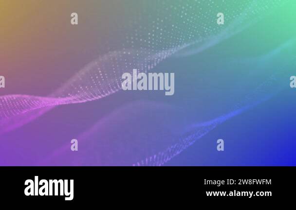 Live animation background. Movement chaotic 3d wave, spiral. Pattern of ...