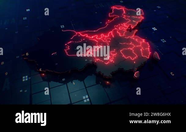 Digital map china Stock Videos & Footage - HD and 4K Video Clips - Alamy