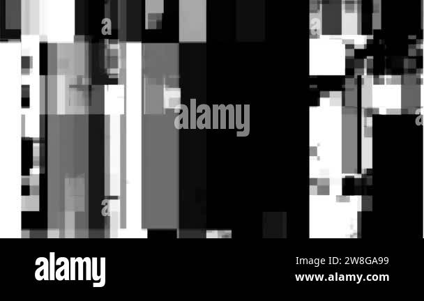 Glitch effect. TV interference. Noises background animation Stock Video ...