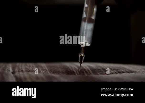 Syringe poisonous substance drugs poison Stock Videos & Footage - HD ...