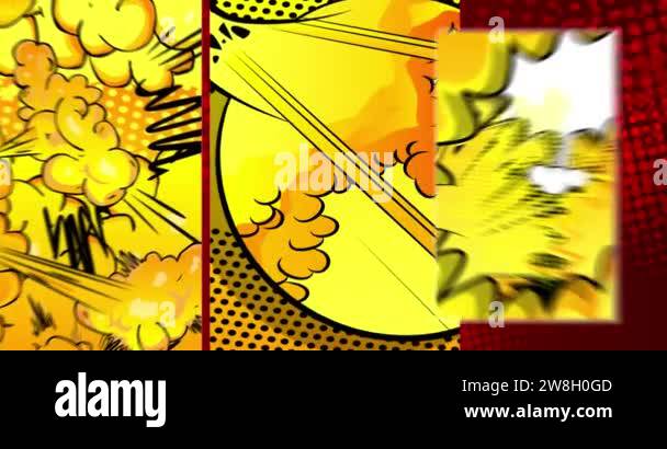 Stock comic page Stock Videos & Footage - HD and 4K Video Clips - Alamy