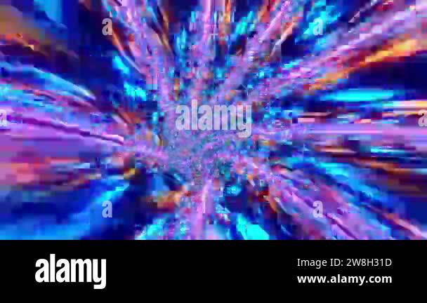 Abstract colorful glowing wire flying lines futuristic motion and ...