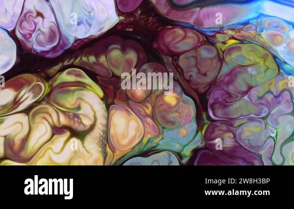 Abstract Water Paint Diffusion Explode Art. It is made with organic ...