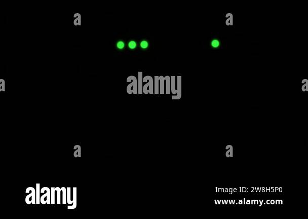 Wi-Fi router or modem light blinking. Wireless internet connection ...