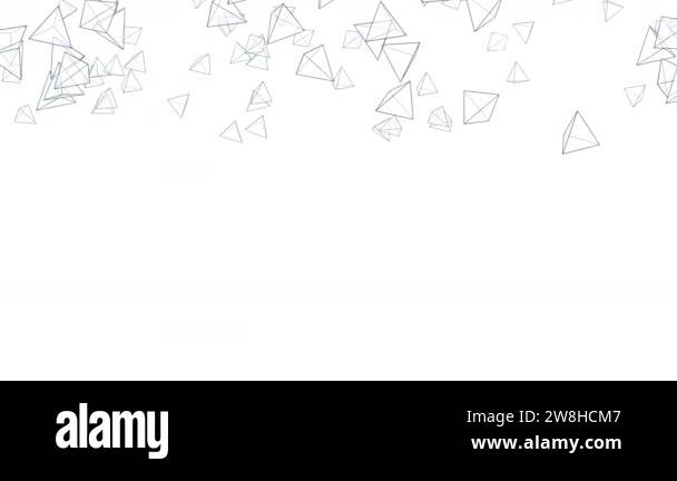 Many pyramid shapes floating in air on white background. Business ...