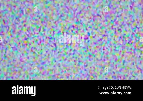 RGB TV static noise Stock Video Footage - Alamy