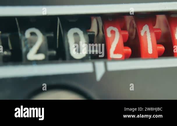 2021 2022 new year counter numbers. Set of digital countdown timer ...