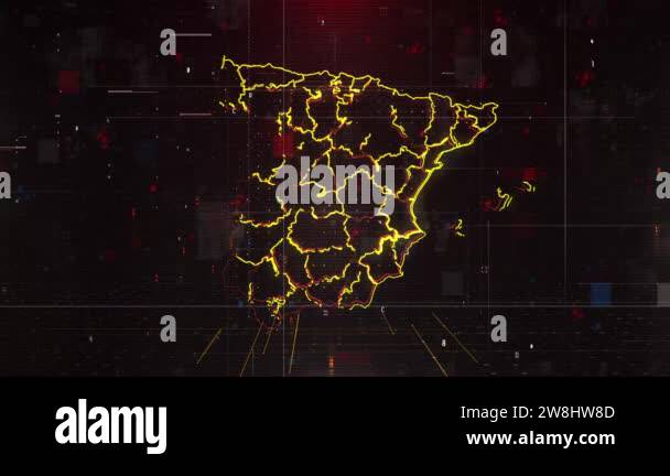 Spain map Stock Videos & Footage - HD and 4K Video Clips - Alamy