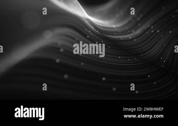 Abstract Flowing Digital Data Lines Network And Communication Loop/ 4k ...