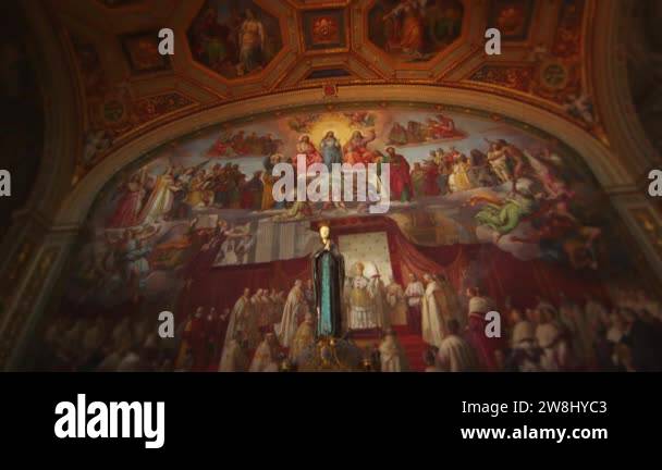 The immaculate conception painting Stock Videos & Footage - HD and 4K ...