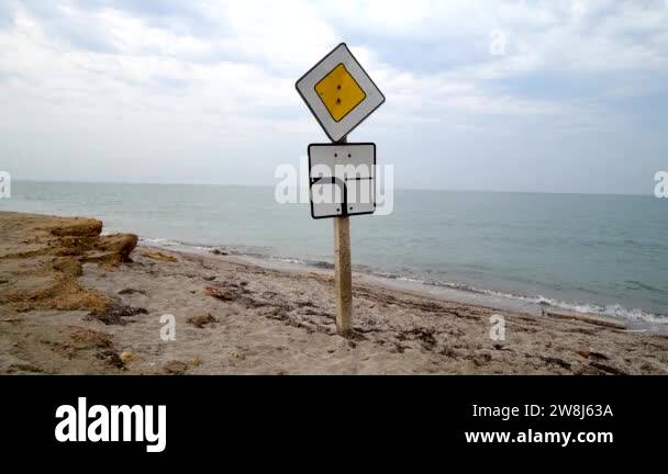 Two road signs Stock Videos & Footage - HD and 4K Video Clips - Alamy