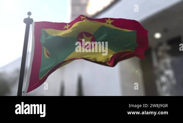 National flag grenada waving Stock Videos & Footage - HD and 4K Video ...