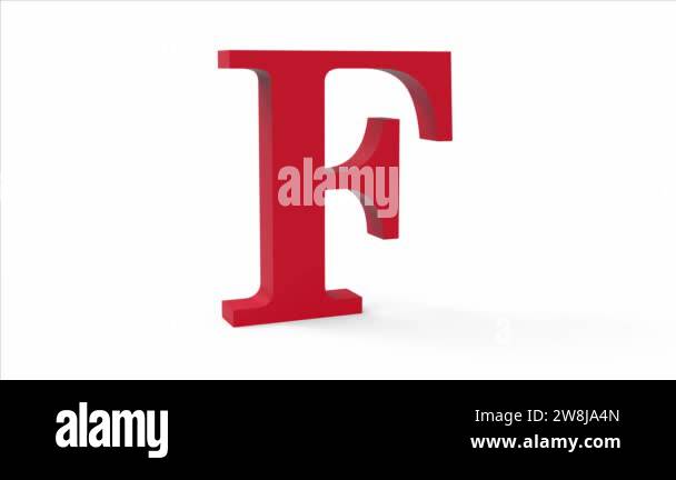 Red 3d letters alphabet Stock Videos & Footage - HD and 4K Video Clips ...
