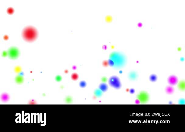 Colorful ball particle moving animation motion graphics Stock Video ...