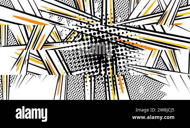Abstract Comic Book Background. Motion poster. 4k animated Cartoon fast ...
