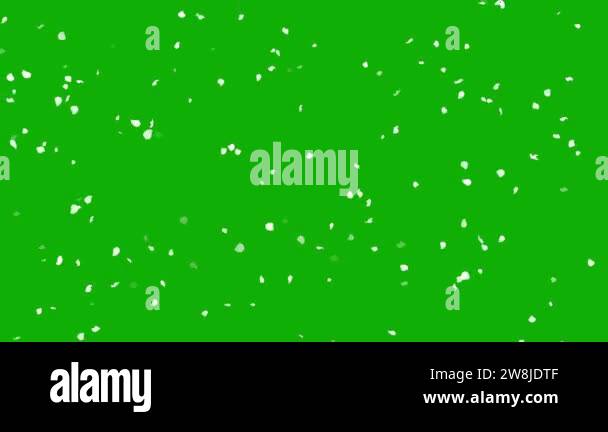 Falling confetti particles motion graphics with green screen background Stock Video Footage - Alamy