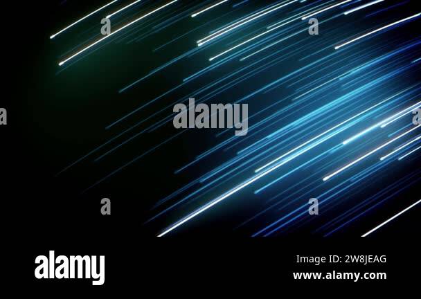 Abstract Light Strings Flowing Intro Background/ 4k animation of an ...