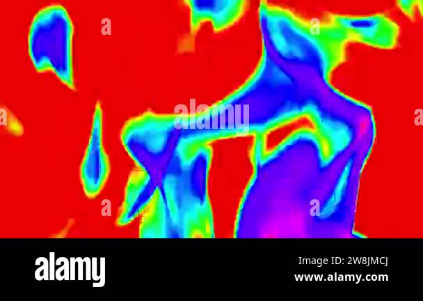 Thermal imaging translating video of fire or flames. Abstract Infrared ...