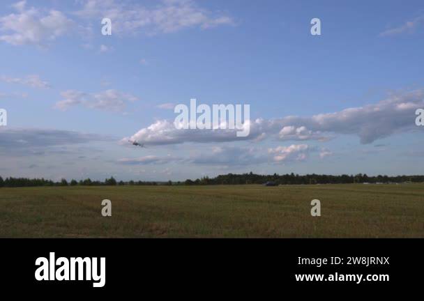 The plane Antonov 225 AN-225 Mriya fly, the biggest airplane in the ...