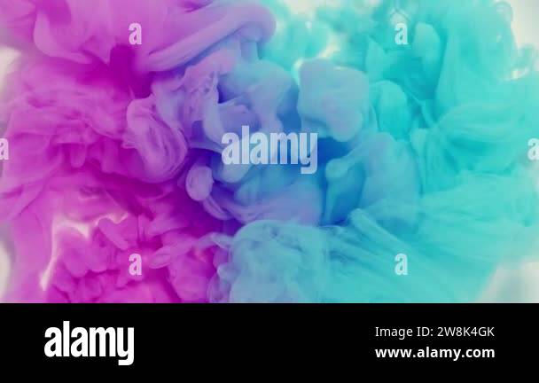 Smoky paint ink mixing under water. Abstract background of Ink ...