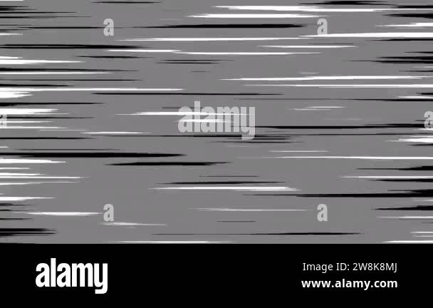 4K Comic Cartoon Fast Speed line Horizontal Loop Animation Background ...