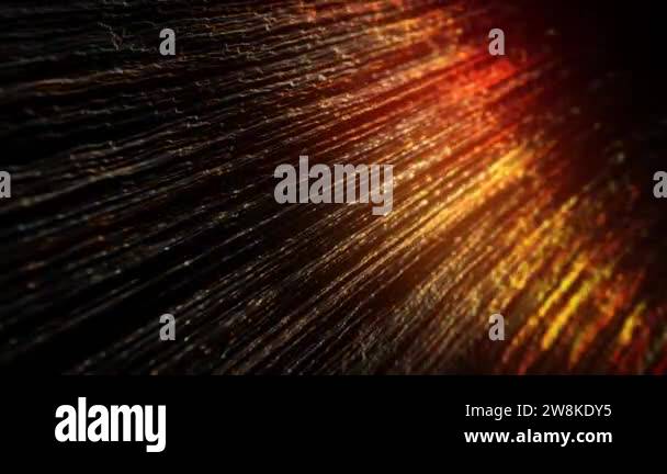 Abstract Glowing Light Strings Background With Depth Of Field 4k
