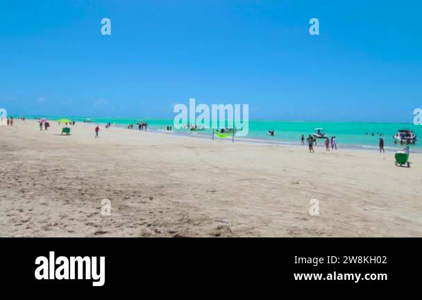 Maragogi, AL, Brazil - October 17, 2021: sunny day at Maragogi, the ...