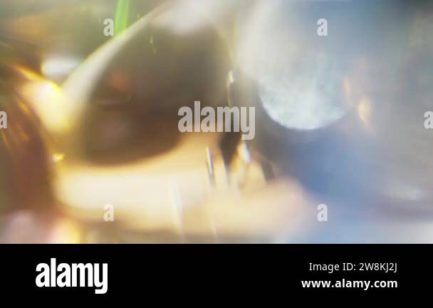 Multicolored cyberpunk dreamy shimmering background. Light leaks ...