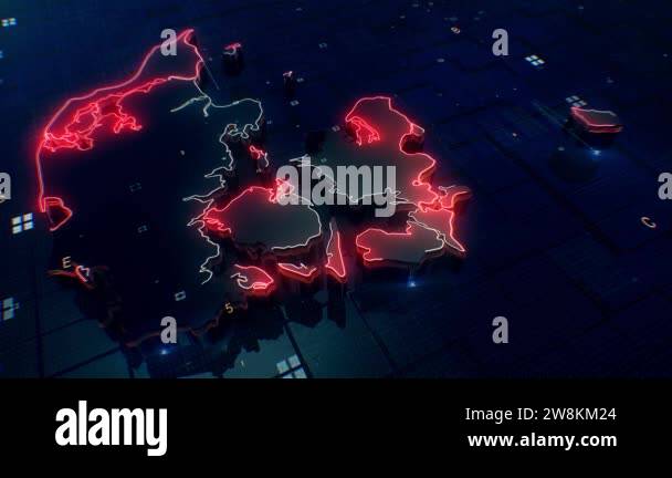 Denmark map Stock Videos & Footage - HD and 4K Video Clips - Alamy