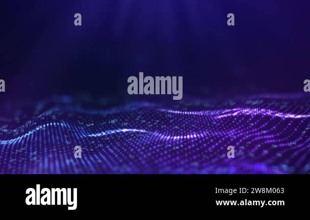 Big data visualization. Seamless loop 4k.Big data connection background ...