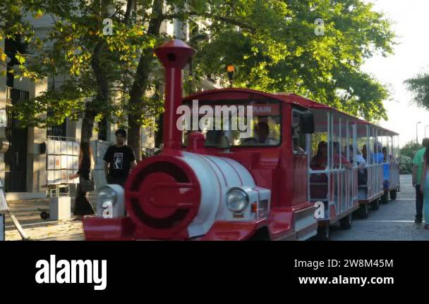 Happy train sightseeing tour train Stock Videos & Footage - HD and 4K ...