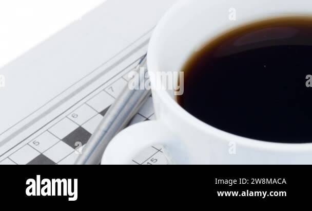 Coffee cup crossword puzzle Stock Videos & Footage - HD and 4K Video ...