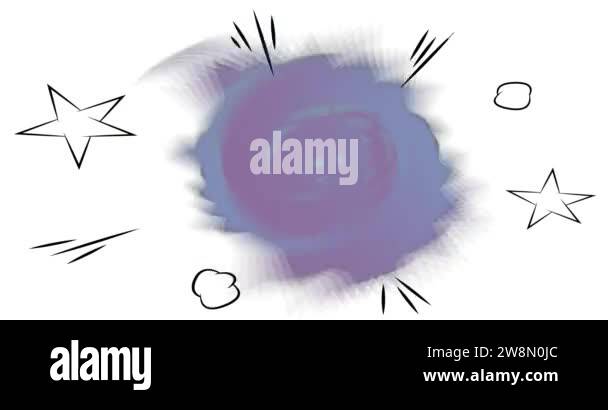 Abstract Comic Book Background. Motion poster. 4k animated Cartoon fast ...