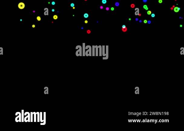 Colorful ball particle moving animation motion graphics Stock Video ...