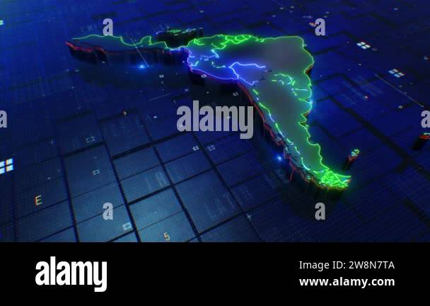 Latin america map Stock Videos & Footage - HD and 4K Video Clips - Alamy