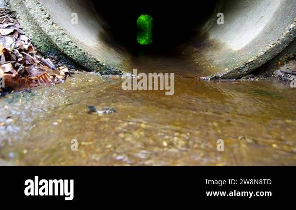 water flow through the pipe Stock Video Footage - Alamy