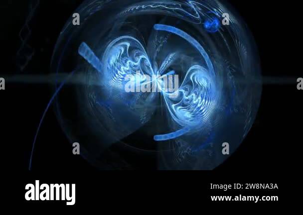 Abstract motion background animation shining particles stars sparks and magic dust forming in ...