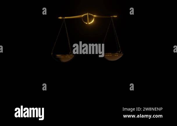 3d balance scales symbol of justice balance Stock Videos & Footage - HD ...