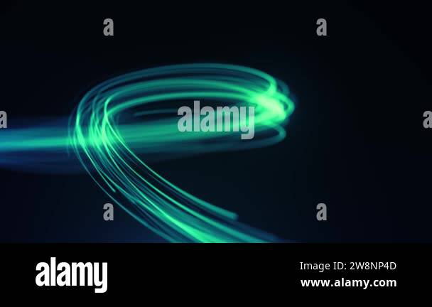 Abstract Slow Motion Swirling Strings Particles Background Loop/ 4k animation of an abstract ...