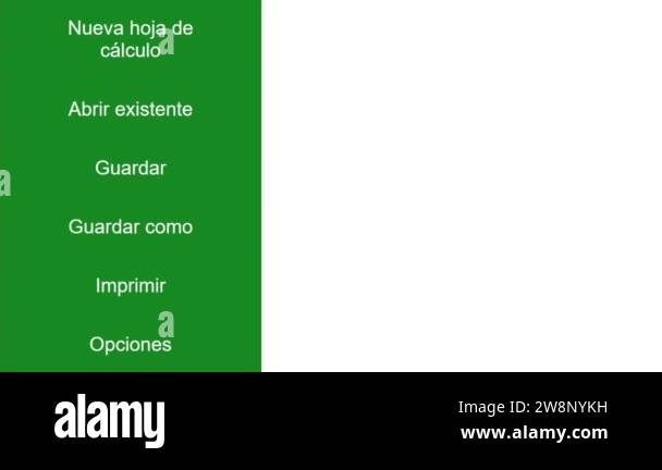 Spanish Cursor Slides Over And Clicks New Spreadsheet Mouse Pointer