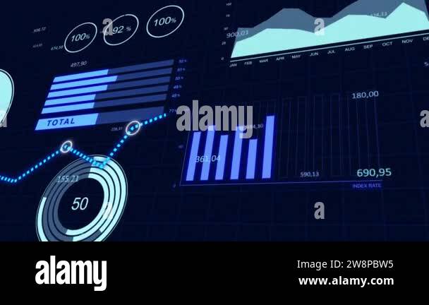 Financial business color charts graphs Stock Videos & Footage - HD and ...