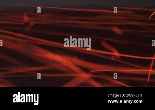 Flying burning hot particles of fire.. Fire Particles over black ...