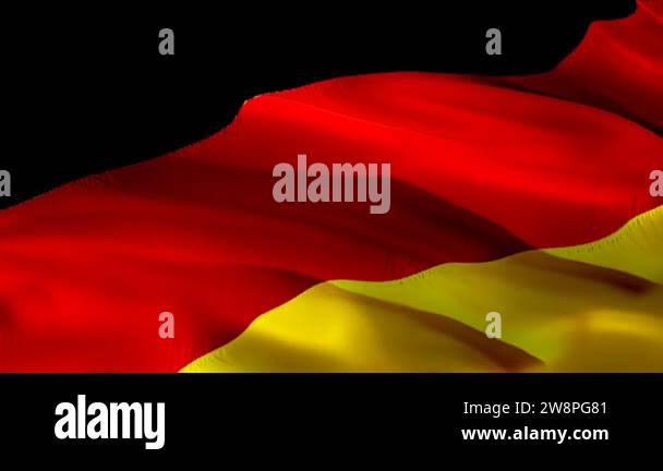 Germany waving flag. National 3d Deutchland flag waving. Sign of ...
