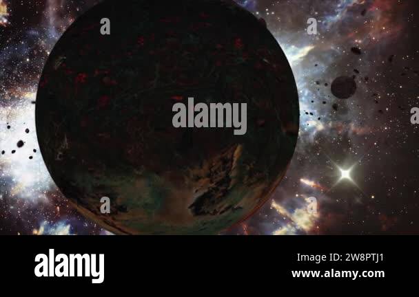 fiction abstract alien planet, Outer space planets. Alien planet artist ...