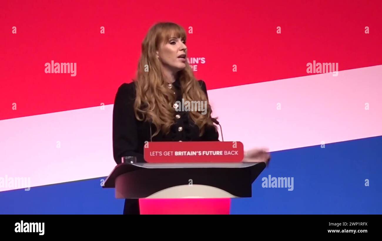 Angela rayner deputy leader of the labour party Stock Videos & Footage ...