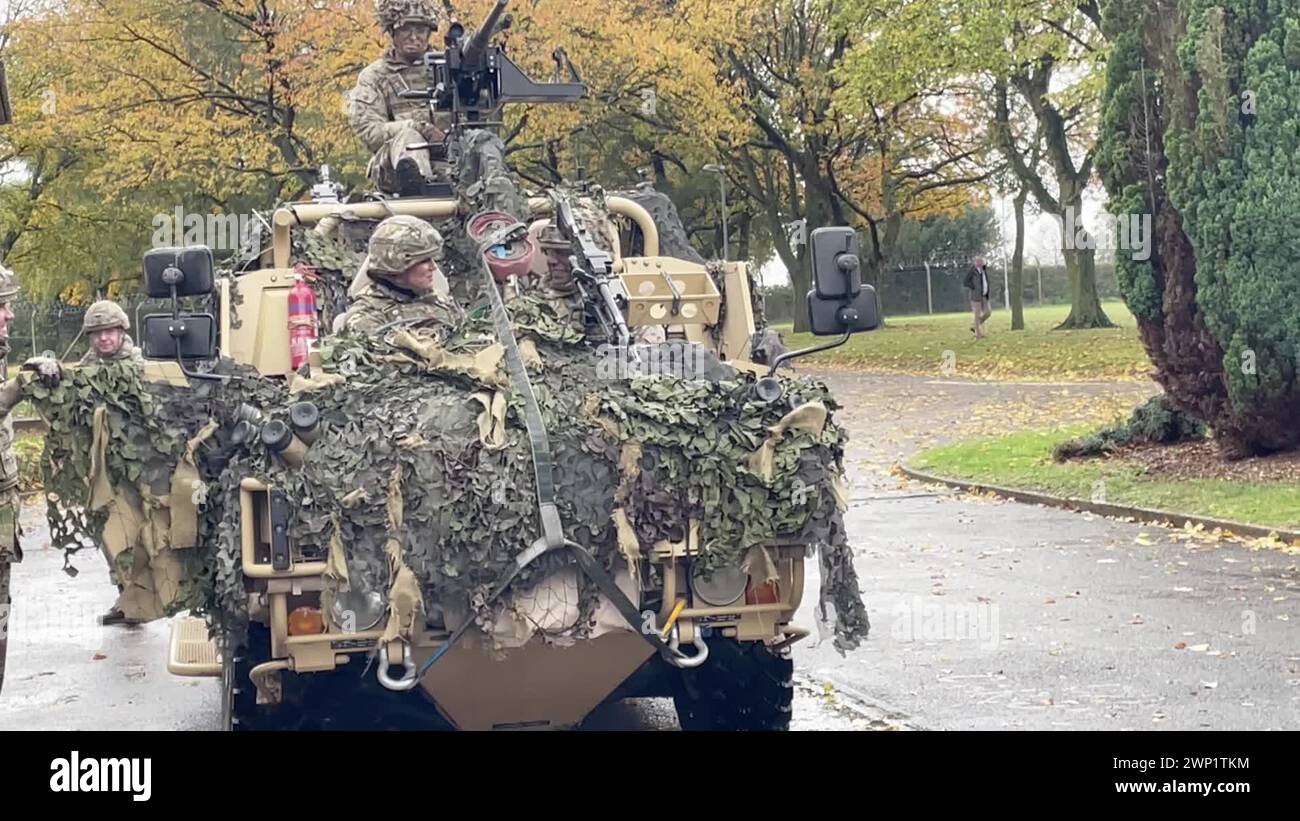 Princess of Wales drives seven-tonne armoured vehicle with machine gun ...
